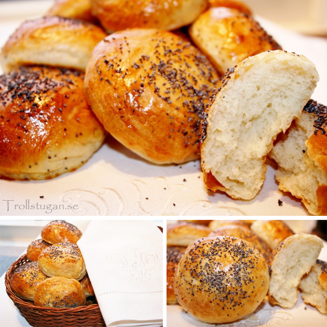 Franskbröd bullar :: Trollstugan