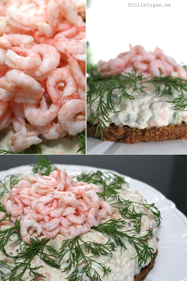 Kall lax- och räkpaj :: Trollstugan
