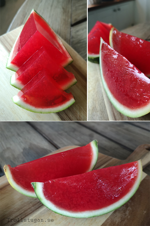 Vattenmelon gelé :: Trollstugan